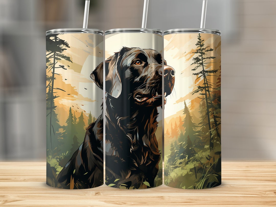 Labrador Retriever Tumbler Wrap, Labrador Retriever Lover, Digital ...