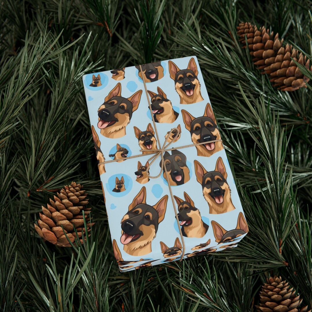 German Shepherd Wrapping Papers - Etsy