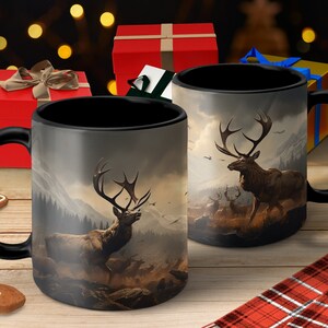 Elk in the Wild Mug, Elk Coffee Mug, Elk Gift, Elk Lover Gift, Elk ...