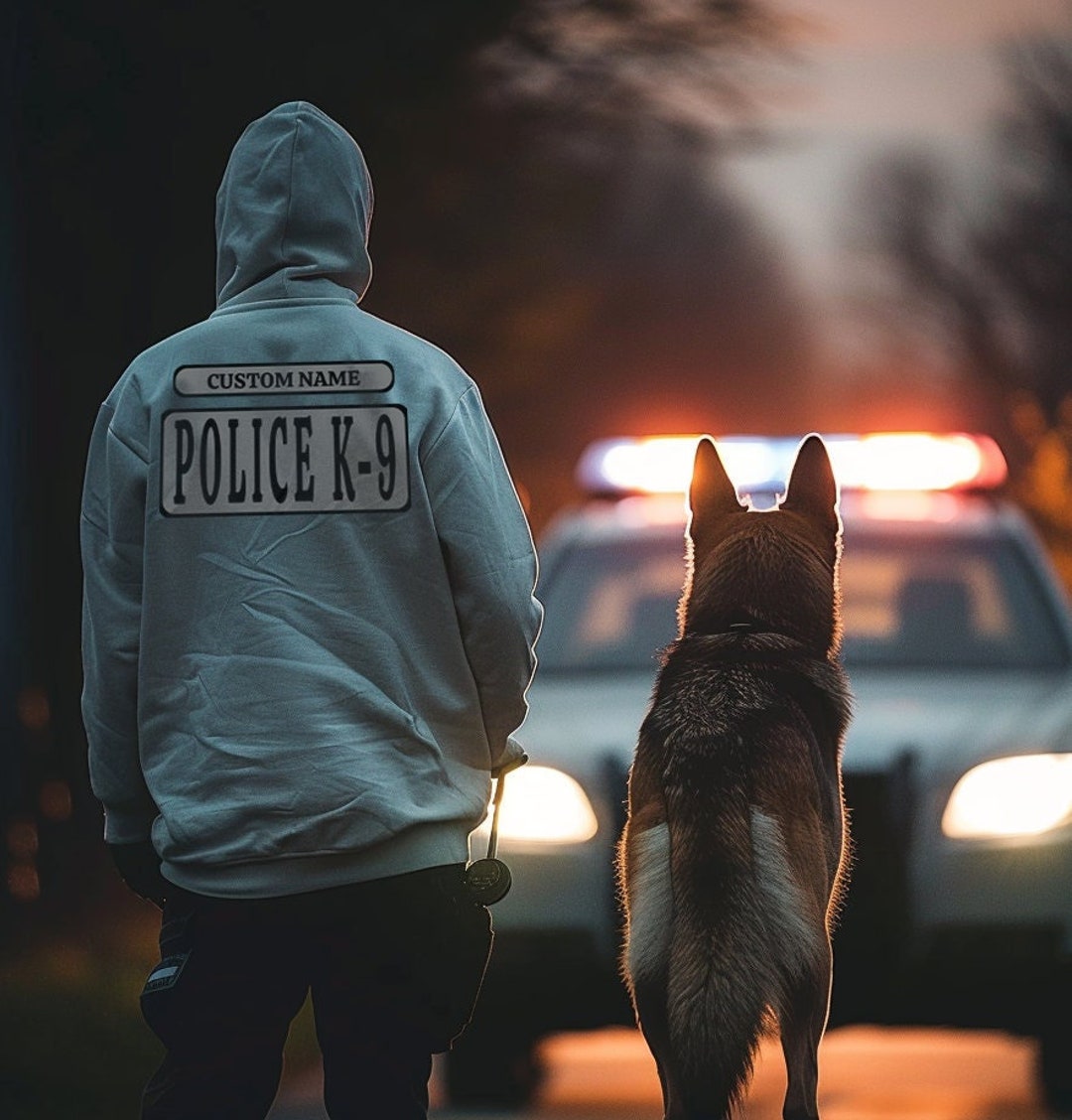 Custom Personalized Police K9 Unit Dog Handler Unisex Heavy Blend ...