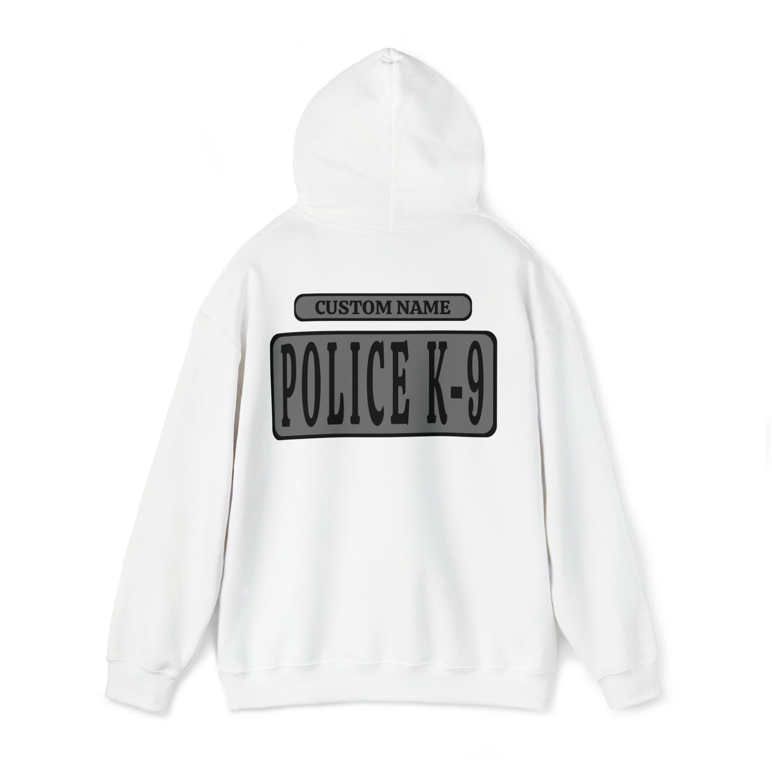 Custom Personalized Police K9 Unit Dog Handler Unisex Heavy Blend ...