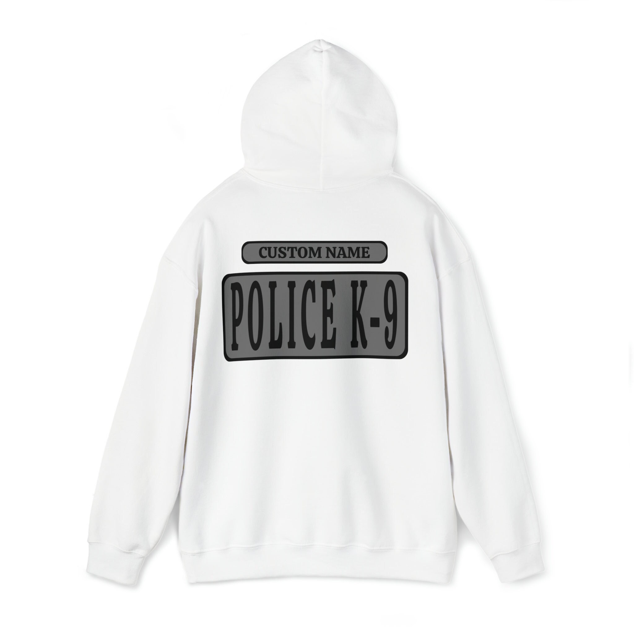 Custom Personalized Police K9 Unit Dog Handler Unisex Heavy Blend ...