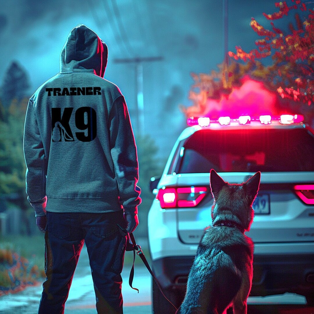 Custom Personalized K9 Unit Police K9 Dog Handler Unisex Heavy Blend ...