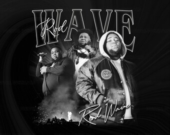 Rod Wave , 4 SVG and PNG of Rod Wave Silhouette, Rap, Hip-hop, Great ...
