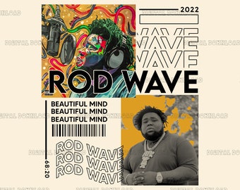 Rod Wave , 4 SVG and PNG of Rod Wave Silhouette, Rap, Hip-hop, Great ...