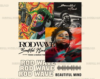 Rod Wave , 4 SVG and PNG of Rod Wave Silhouette, Rap, Hip-hop, Great ...