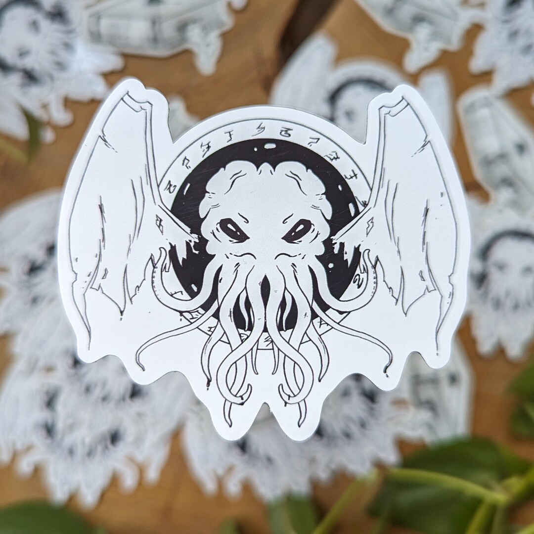 Magnet cthulhu Flexible Lovecraft Cosmic Horror Edgy Original Artwork ...