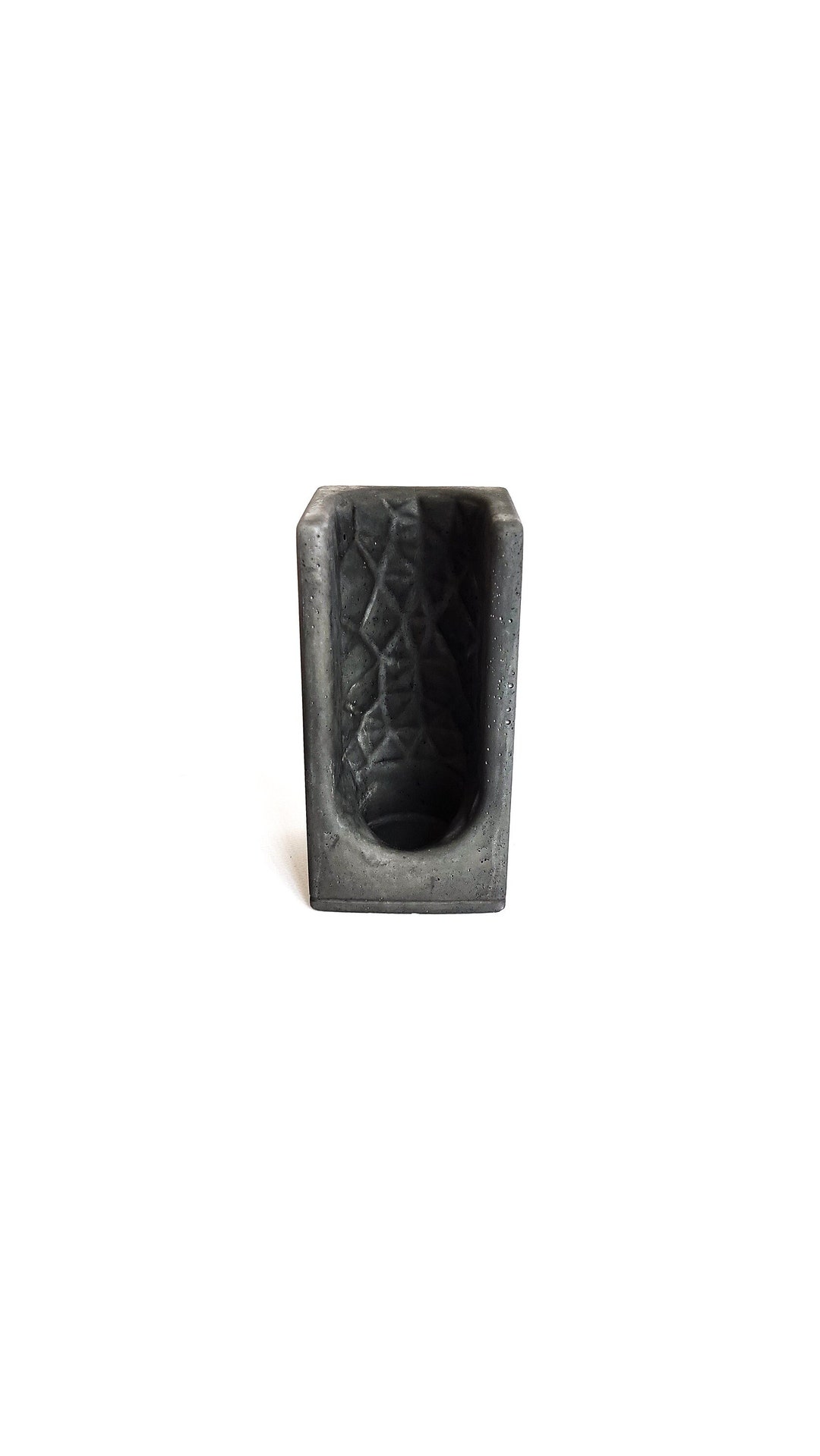Stone Age Style – Geometric Design Holder, Handmade Candle Holder With ...