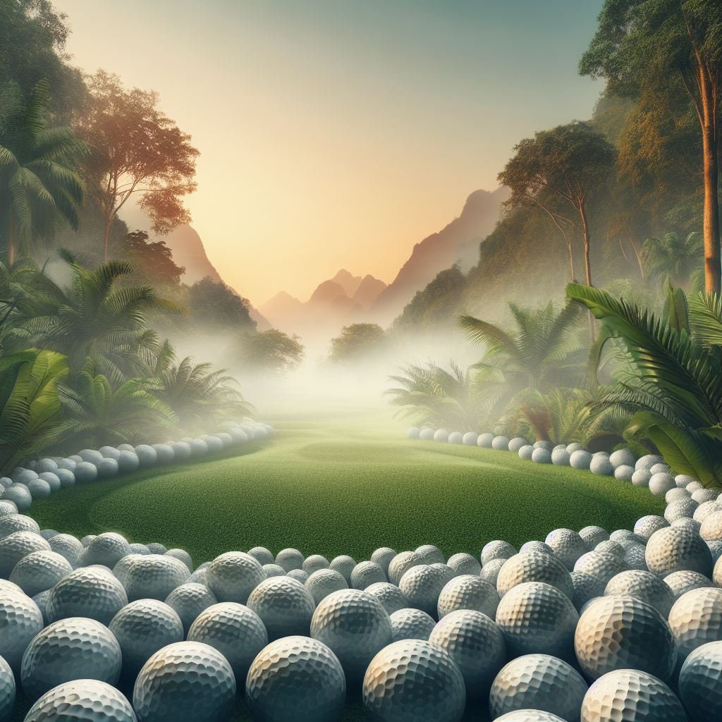 Golf Art, Dream Golf Course - Etsy