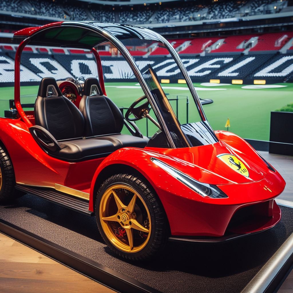 Concept Ferrari Golf Buggies - Etsy