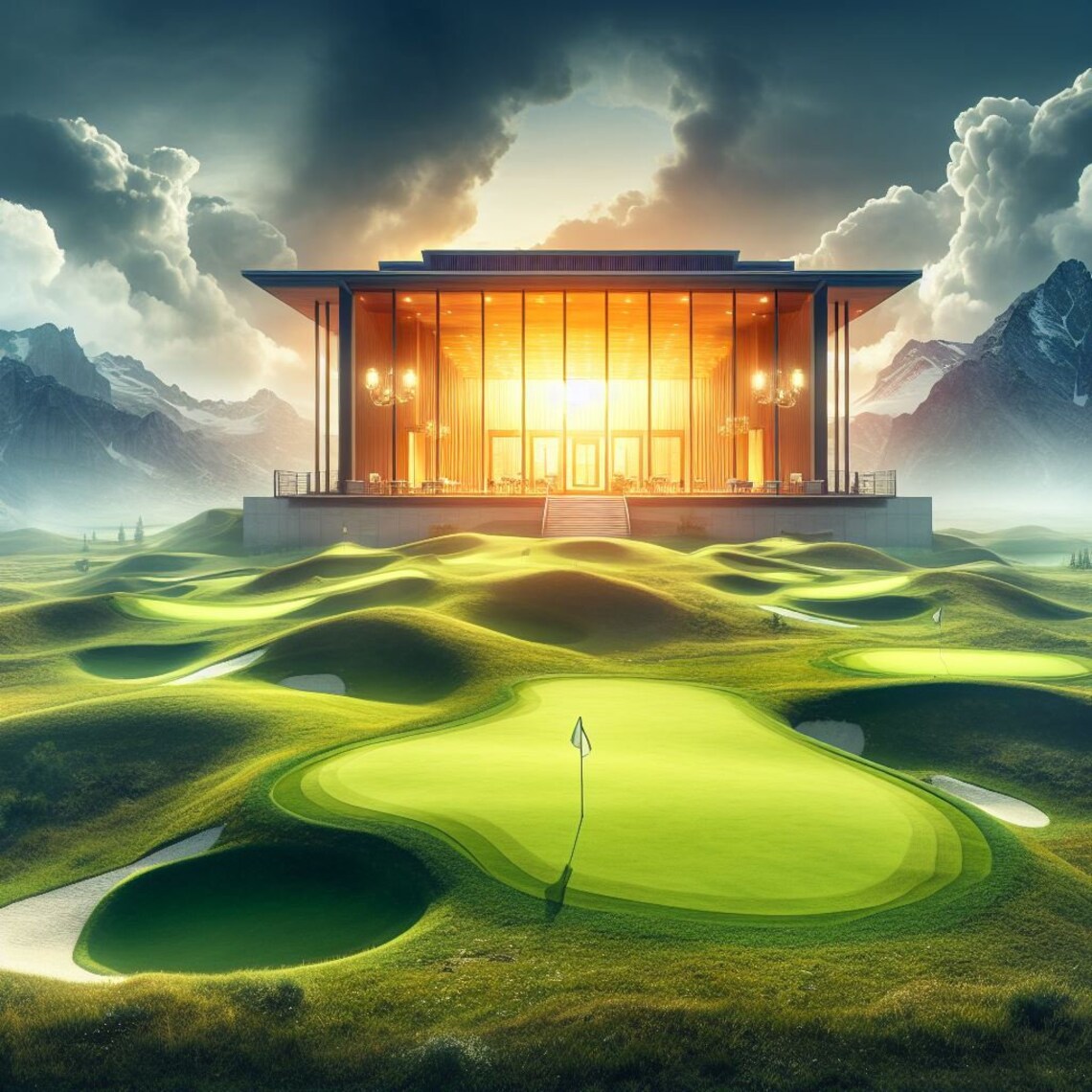 Golf Art, Dream Golf Course - Etsy