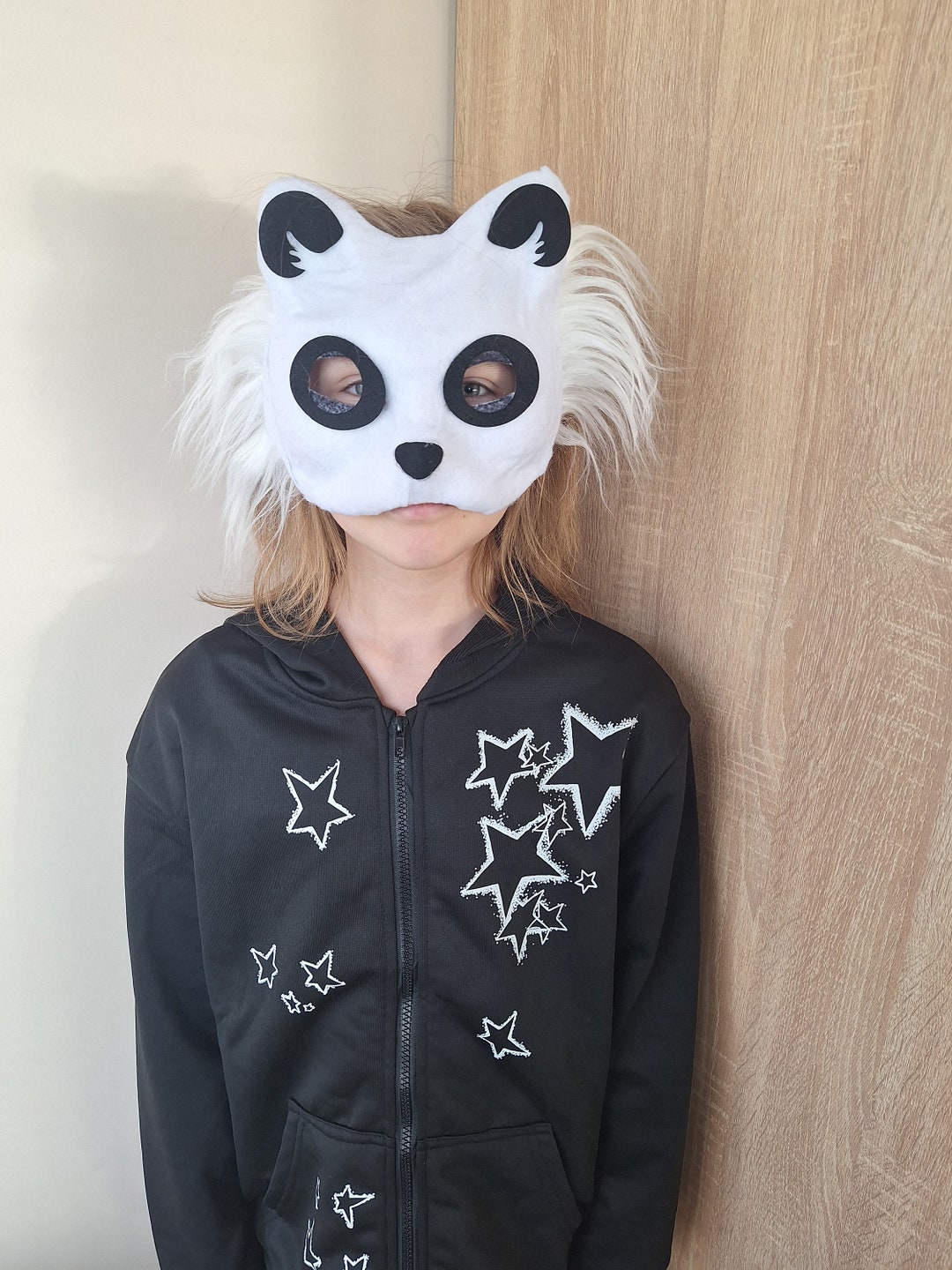 Handmade Therian Panda Mask - Etsy