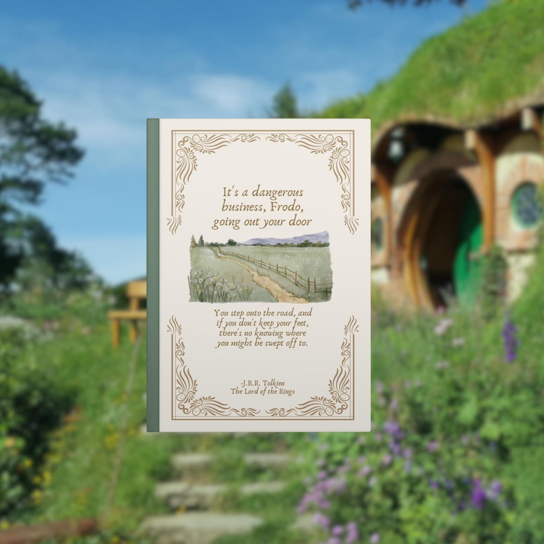 Frodo Lord of the Rings Hardcover Journal, J.R.R. Tolkien, Book Lover ...