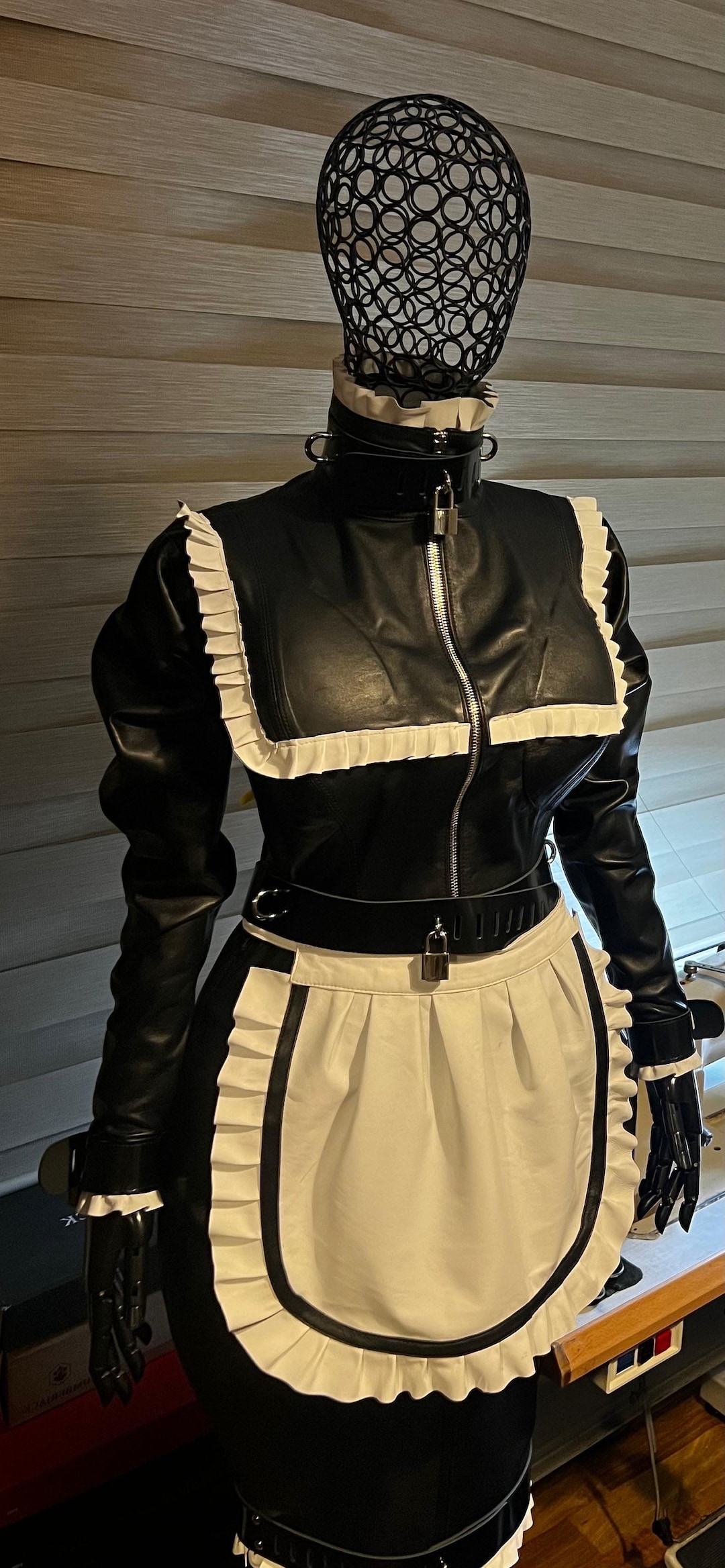 Genuine Leather Maid Dress - Etsy
