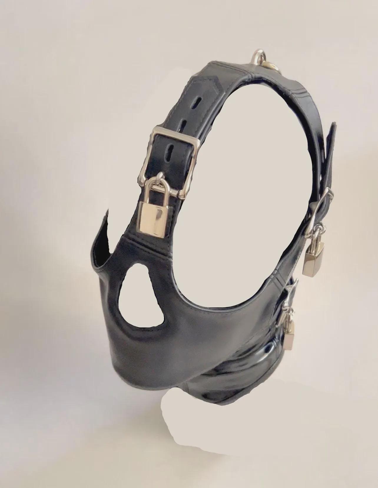 Leather Octopus Mask With Padlock - Etsy