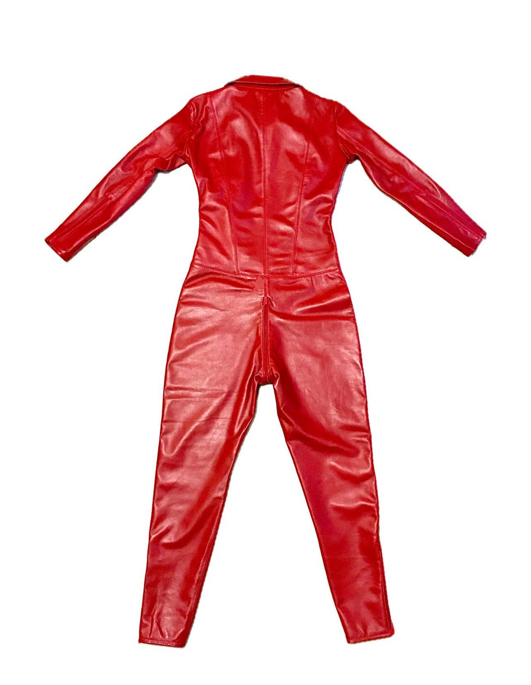 Leather Catsuit Etsy