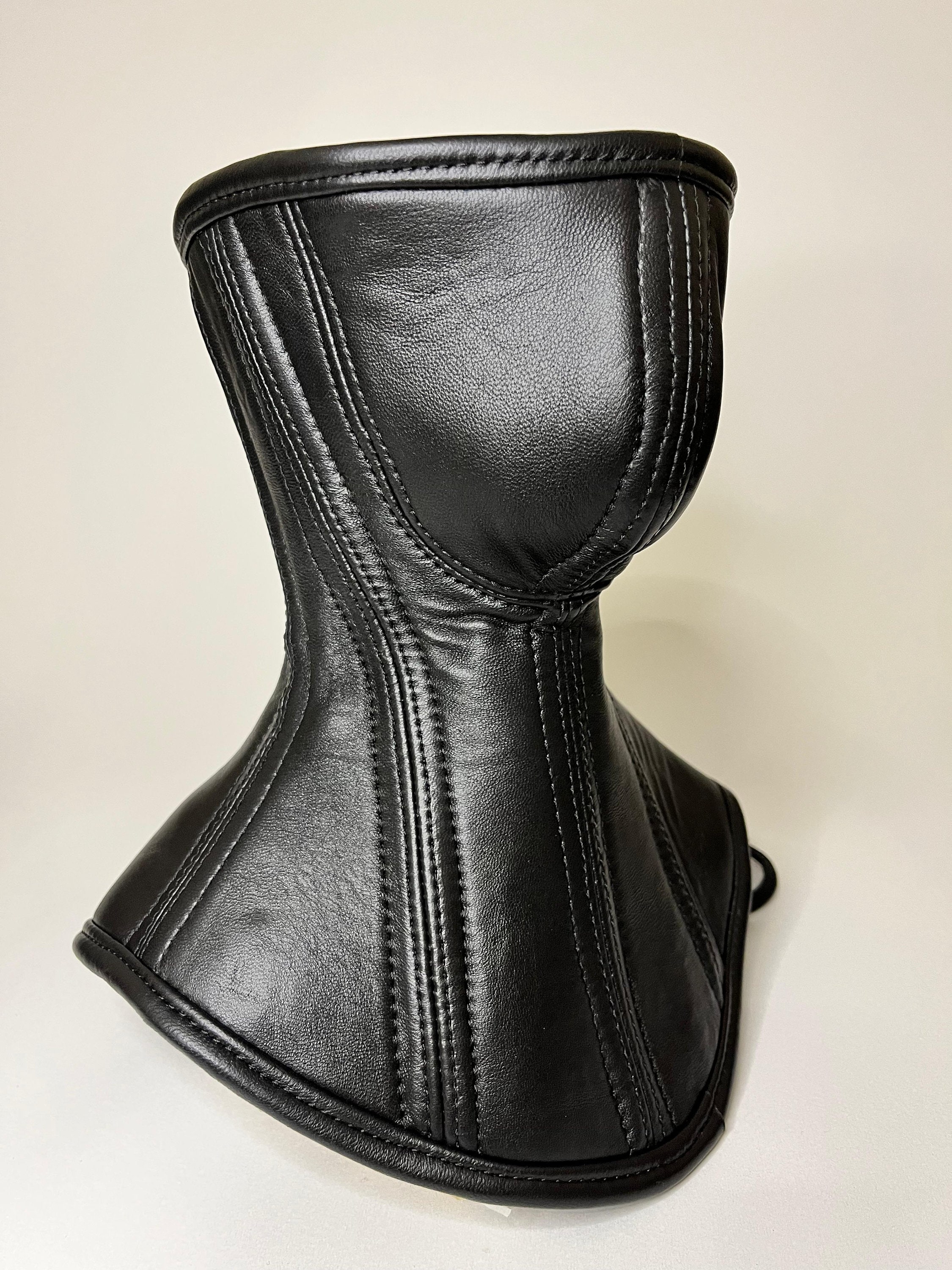 Leather Neck Corset - Etsy
