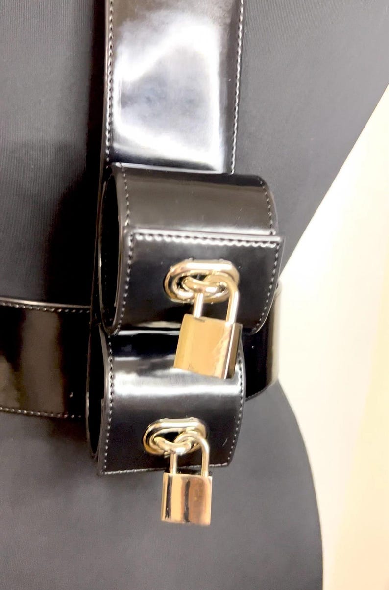 PVC Padlock Armbinder - Etsy