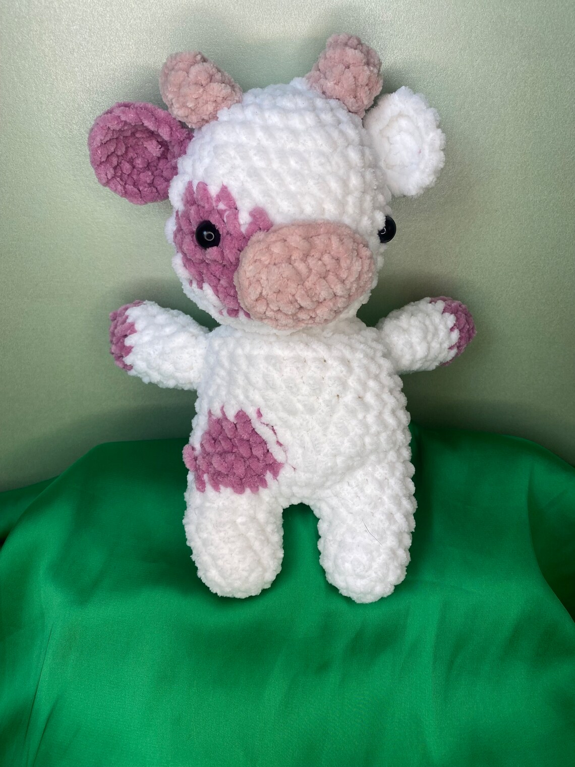 Cute Cow Plush Crochet Teddy Gift Christmas Toy Crochet - Etsy