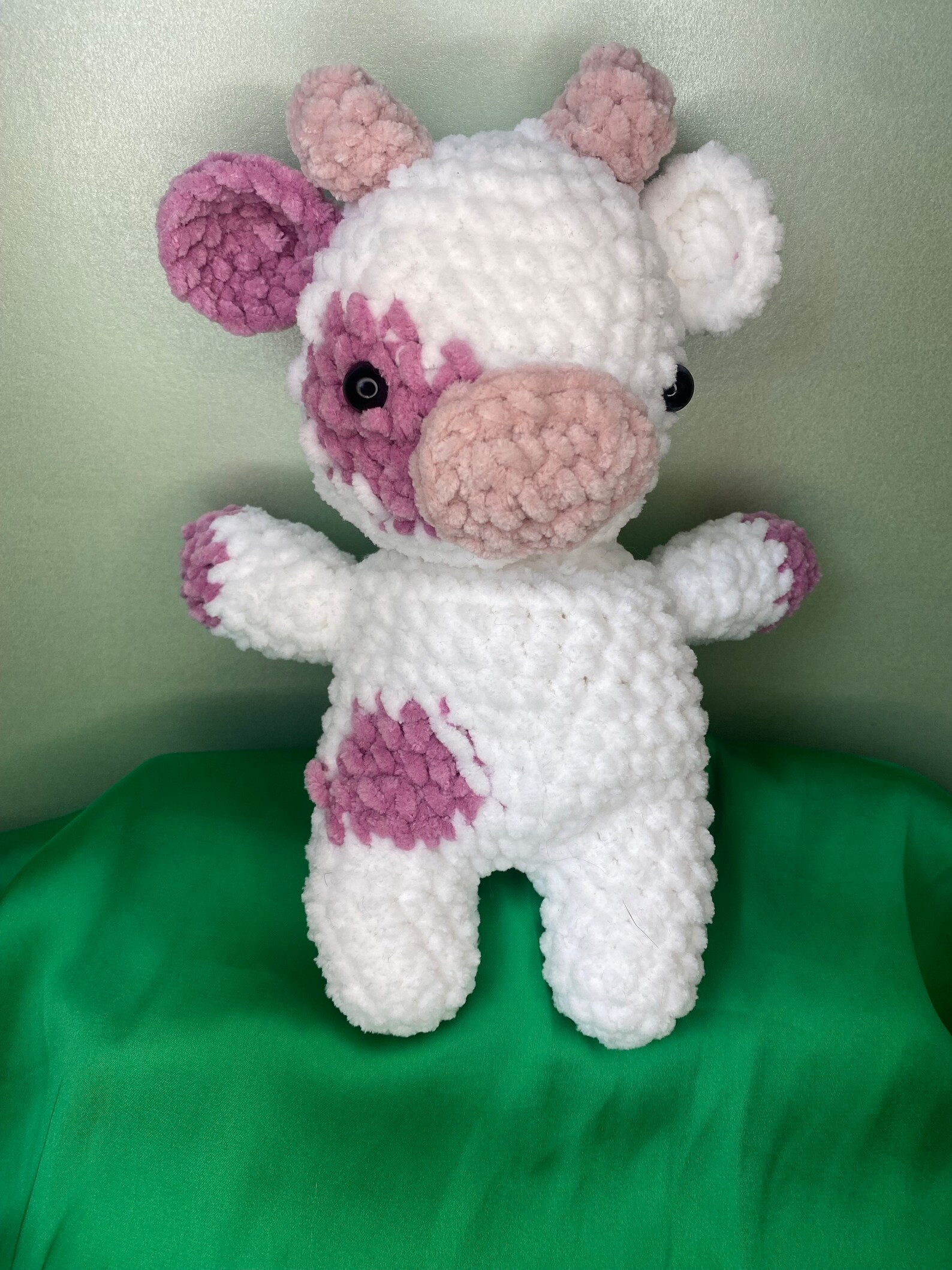 Cute Cow Plush Crochet Teddy Gift Christmas Toy Crochet - Etsy