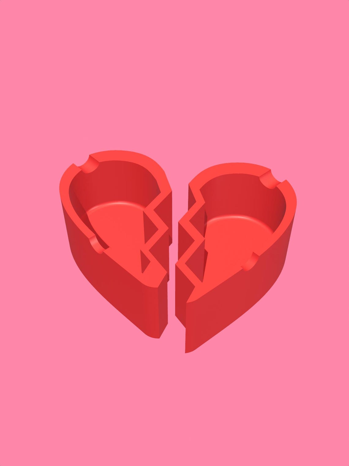 Broken Heart Ashtray - Etsy