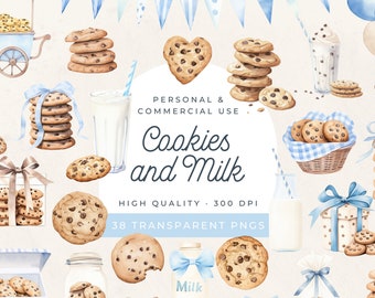 Cookies Clipart - Etsy