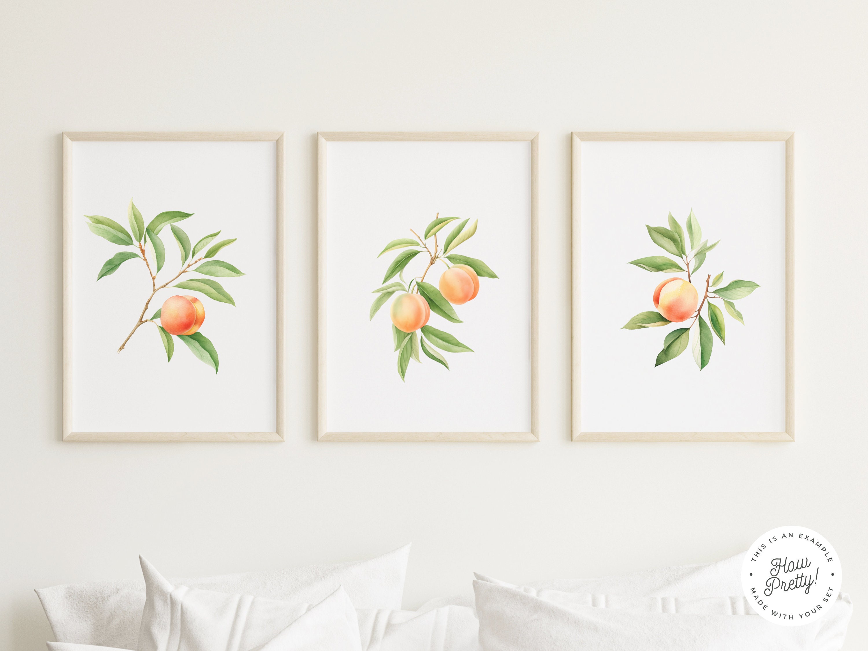 Watercolor Peach Clipart, Sweet Little Peach Baby Shower, Peaches ...