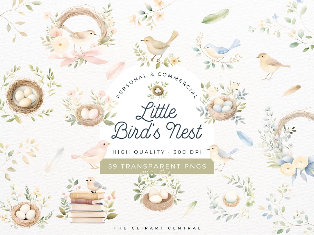 Little Birds Nest, Nesting Baby Shower Invite, Invitations With Birds ...