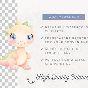 Pink and Purple Dinos PNG, Cute Pastel Watercolor Girly Dinosaur Themed ...