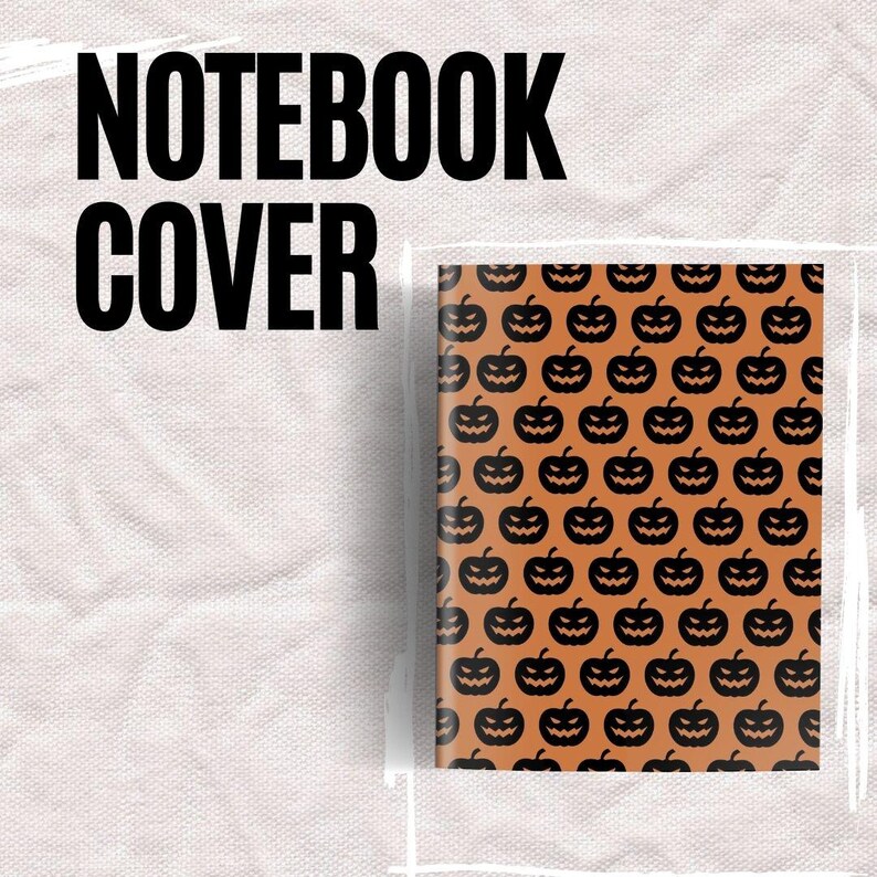 5 Halloween Notebook Cover Design Notebook Printable Notebook Design ...