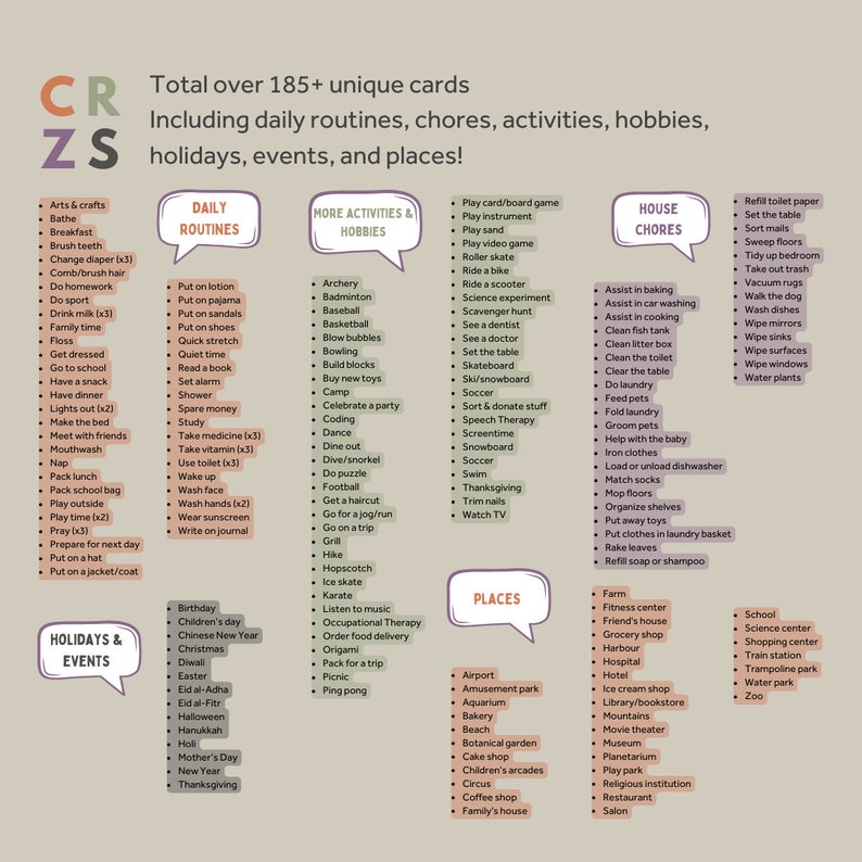 Editable Kids Routine Cards, Printable Daily Task, Kids Routine ...