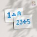 Math Flash Cards for 3rd Grade Math Equation Flash Card for Math ...