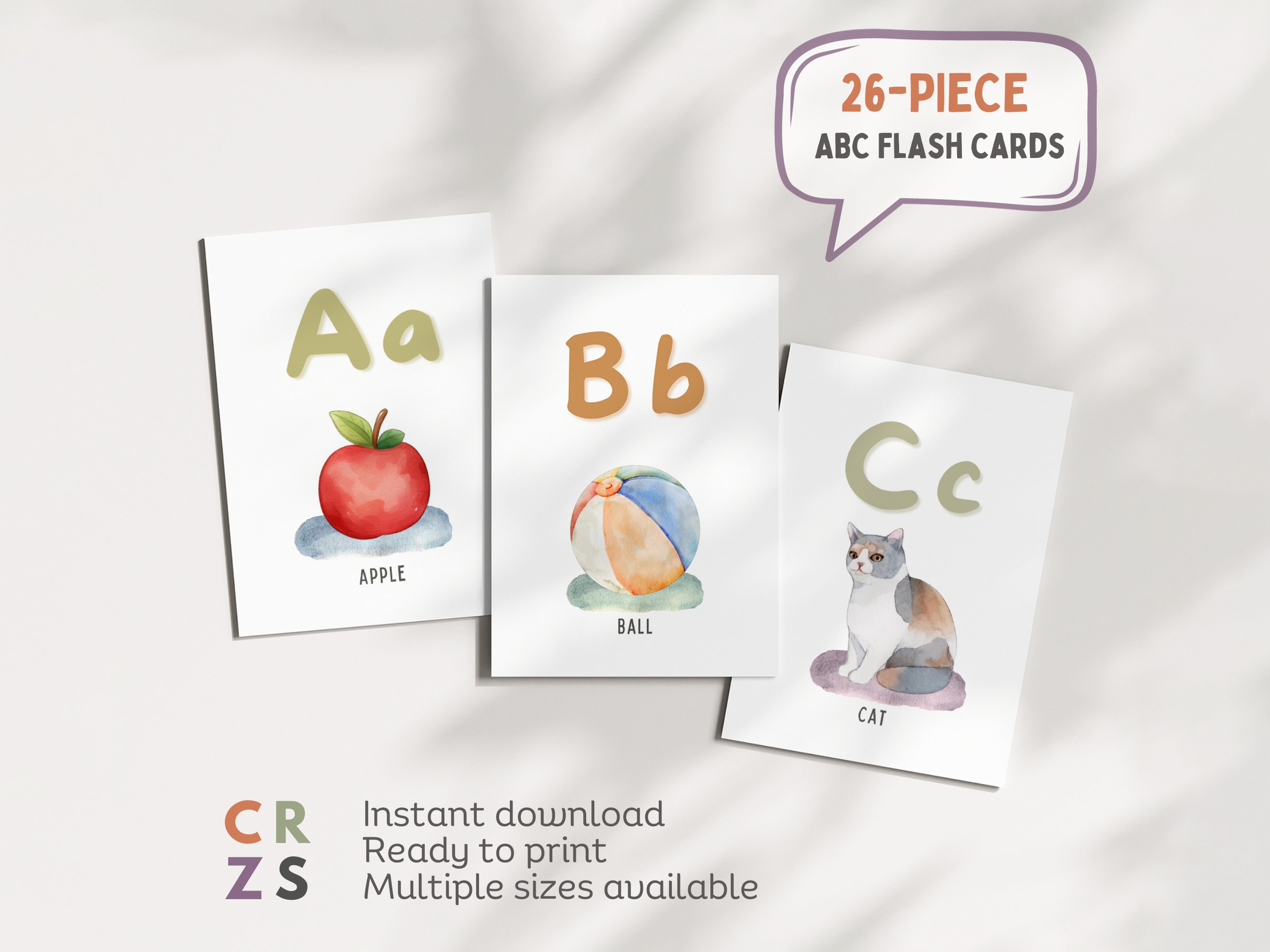 ABC Flash Cards | Alphabet Flash Cards | Printable Alphabet Flash Cards ...