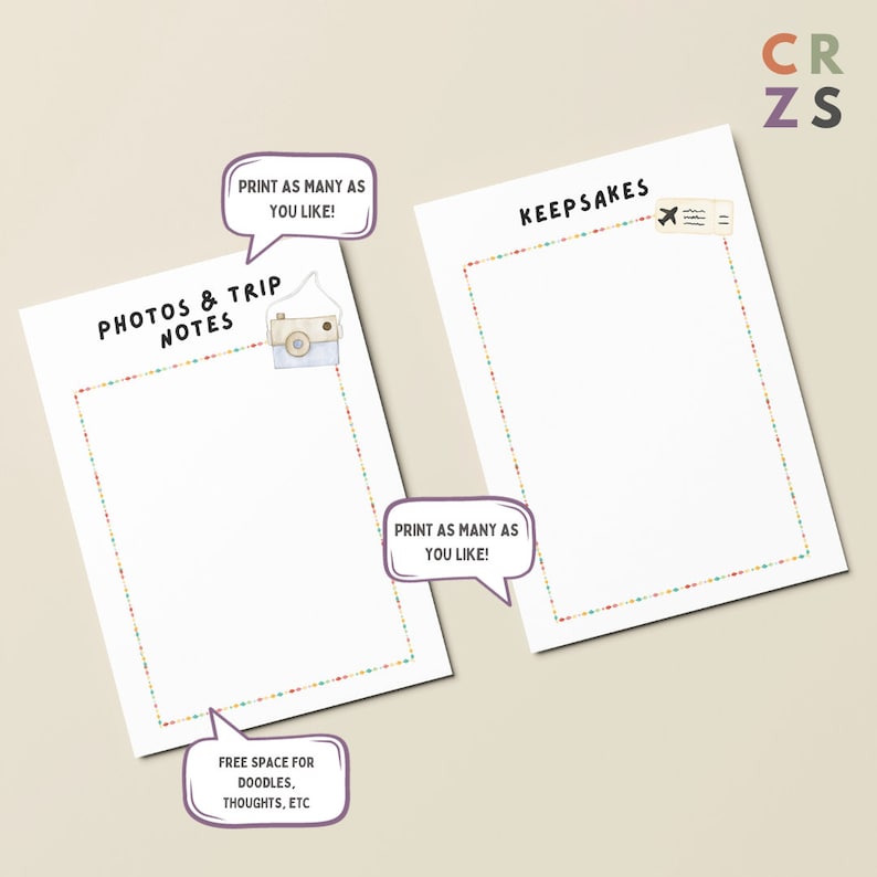 Editable Kids Travel Journal, Personalized Travel Journal, Kids Travel ...