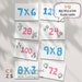1-12 Multiplication Flash Cards | Math Printable Cards | 1-12 ...