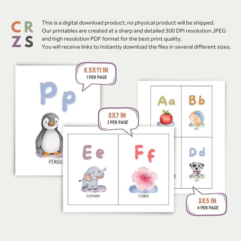 ABC Flash Cards | Alphabet Flash Cards | Printable Alphabet Flash Cards ...
