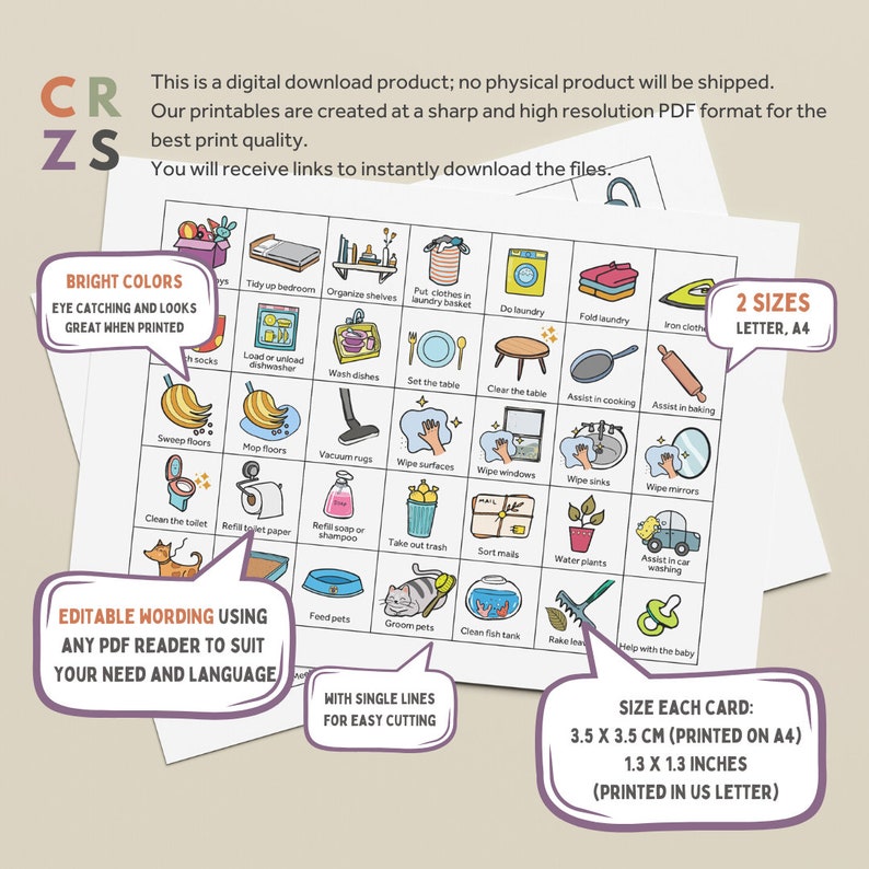 Editable Kids Routine Cards, Printable Daily Task, Kids Routine ...