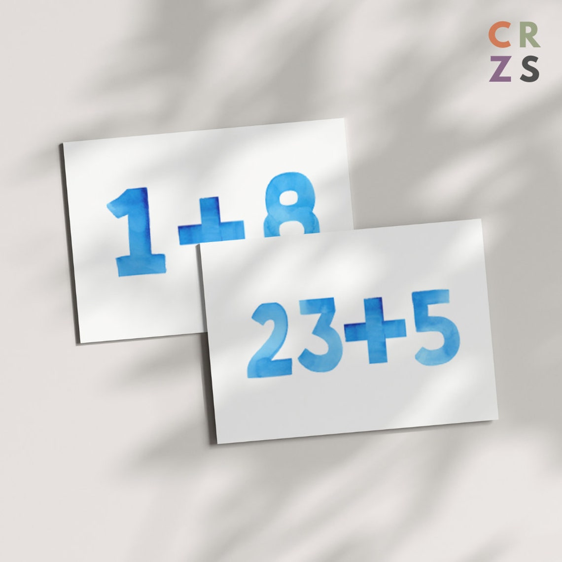 1-24 Addition Flash Cards, Math Printable Cards, 1-24 Addition ...