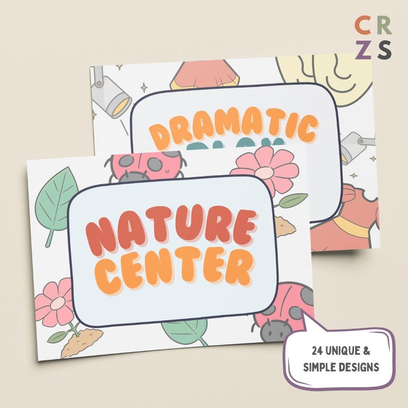 Daycare Center Signs, Childcare Printable Signs, Preschool Classroom ...