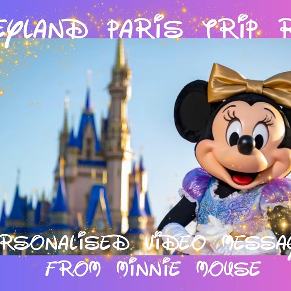 Minnie Mouse Video Message - Etsy
