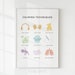 Feelings Wheel Print, Calming Techniques Poster, Kids Wall Art Set ...
