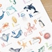Ocean Animals Alphabet Poster, Kids Wall Art, Sea Life ABC Print ...