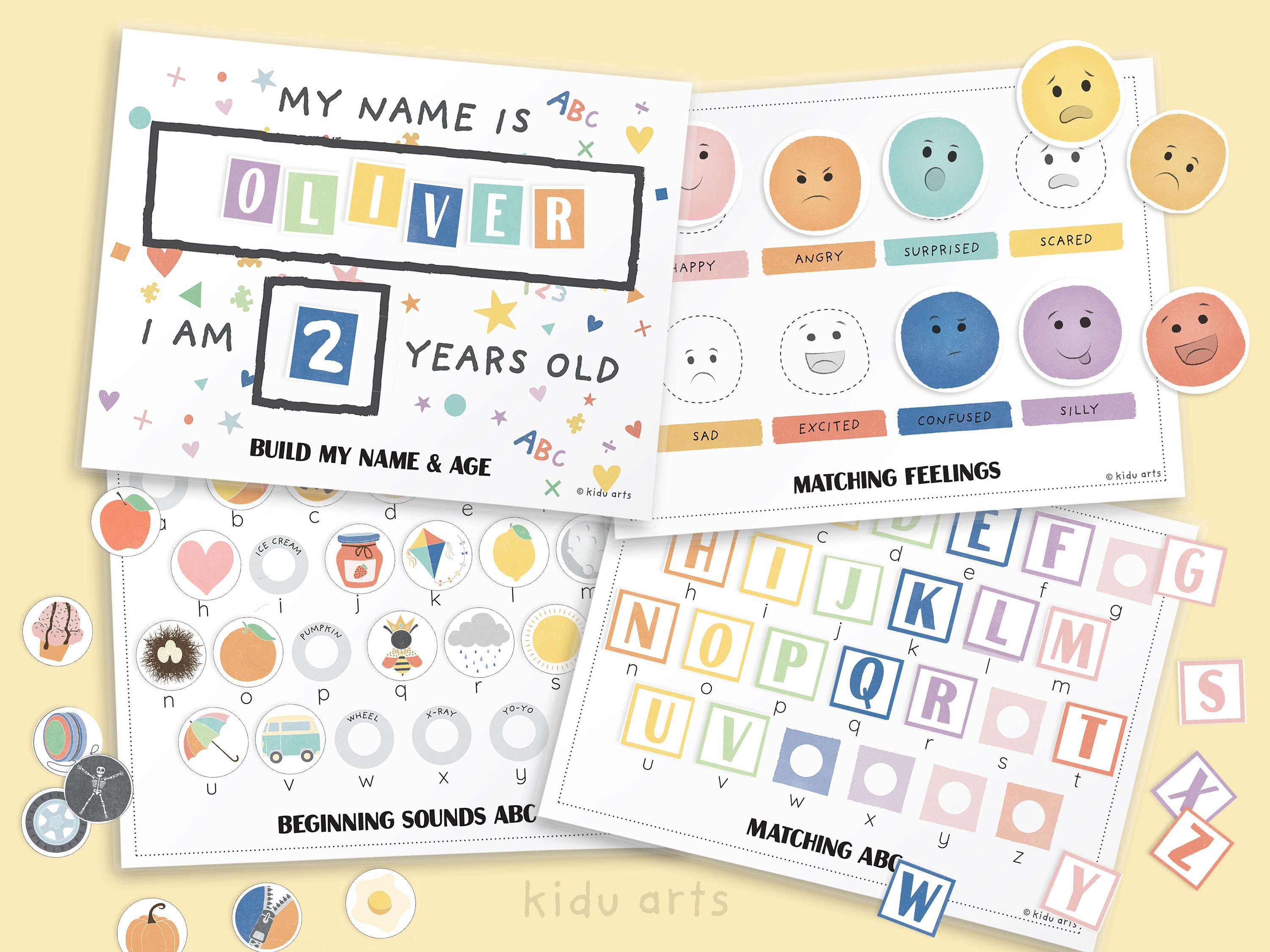 Toddler Busy Book Printable, Preschool Activity Binder Bundle ...