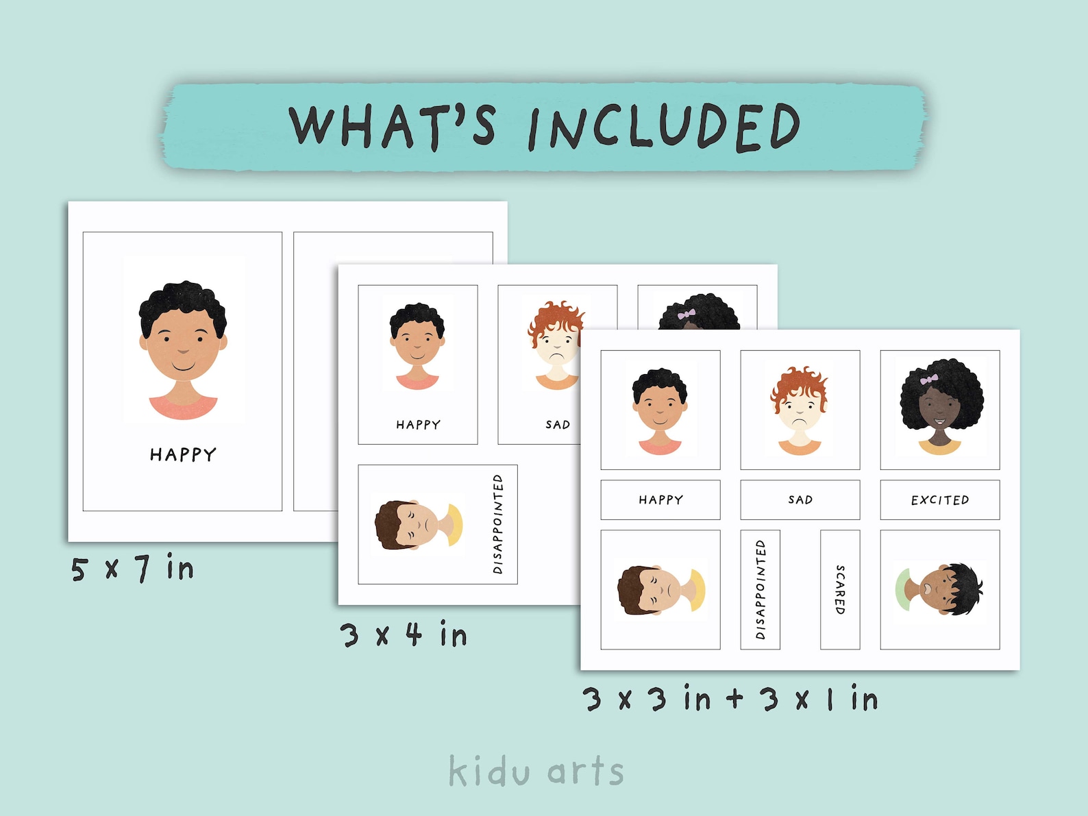 20 Feelings Flashcards, Emotions Flash Cards, Educational Printable ...