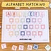 Alphabet Matching Activity, ABC Learning Worksheet, Upper Case Lower ...