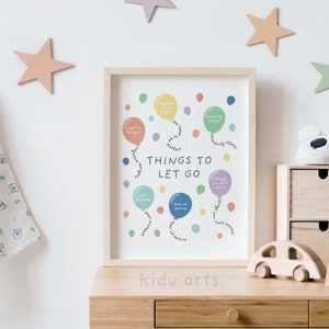 Things to Let Go, Coping Skill Poster, Things to Release, Mental Health ...