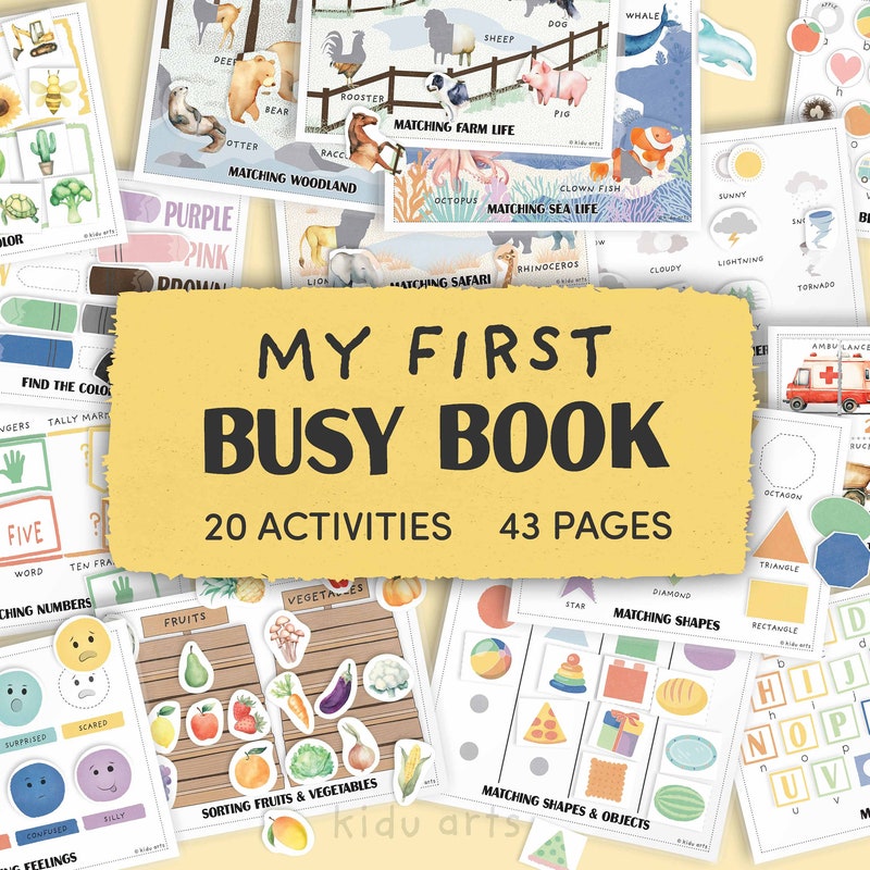 Busy Book - Etsy