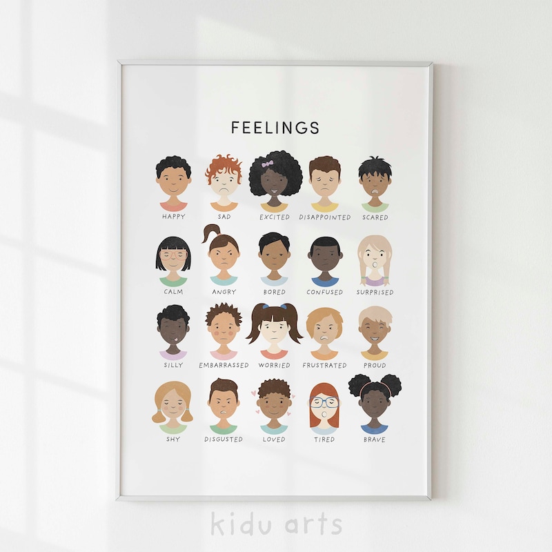 Emotions Chart - Etsy