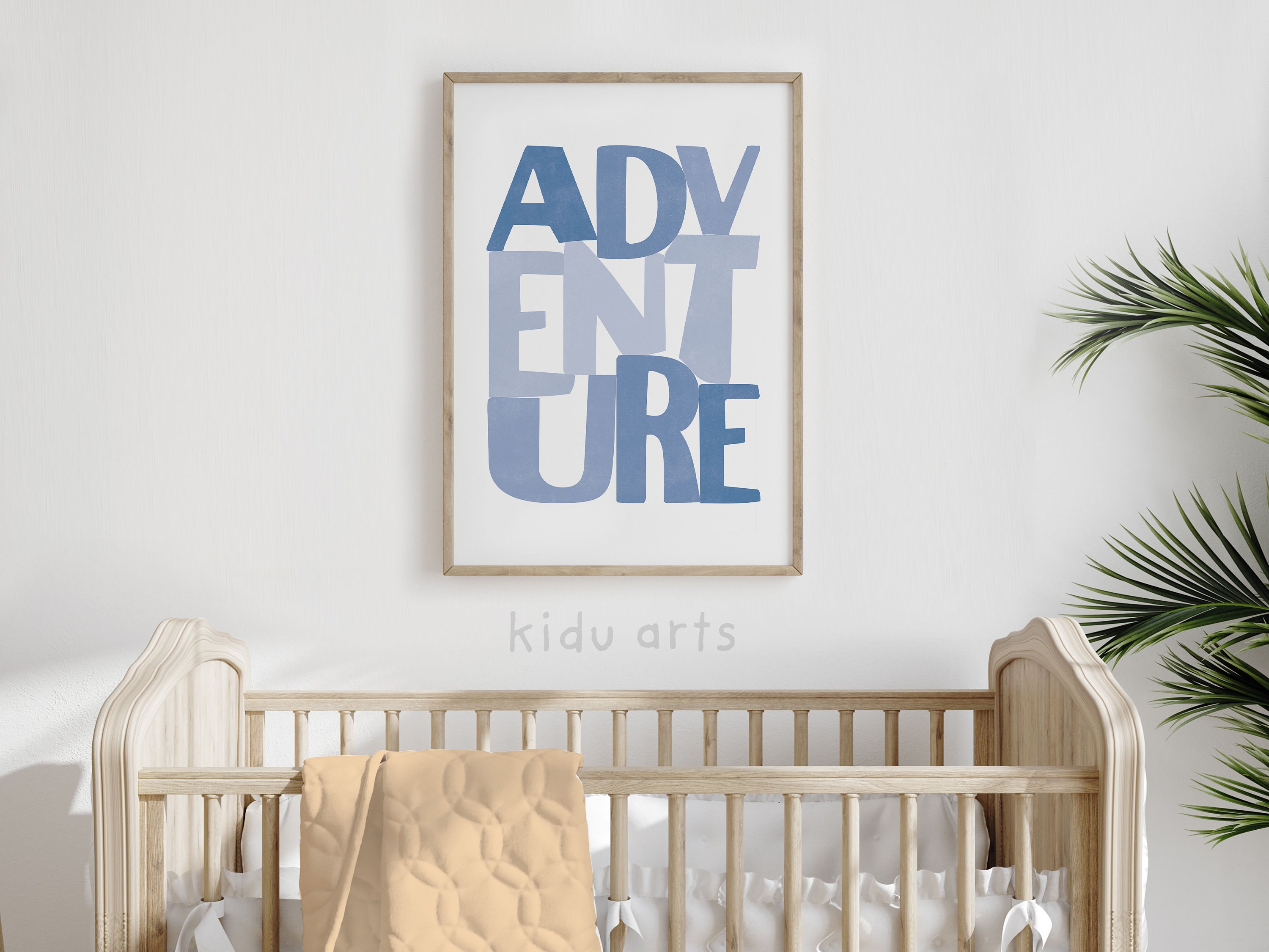 Adventure Blue Poster, Kids Printable Wall Art, Classroom Decor ...