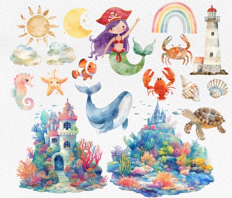 Cute Pirate Clipart Caribbean Clipart Treasure Trove Clipart Parrot ...